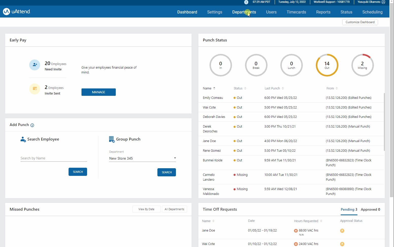 6 - Completing the add department wizard – uAttend Support - Help Center